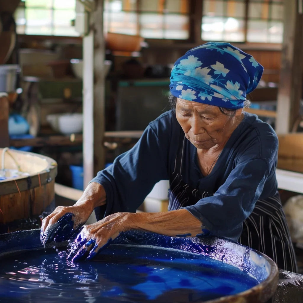 Indigo Japonais : La Couleur qui Traverse le Temps – OBŌRO KYOTO